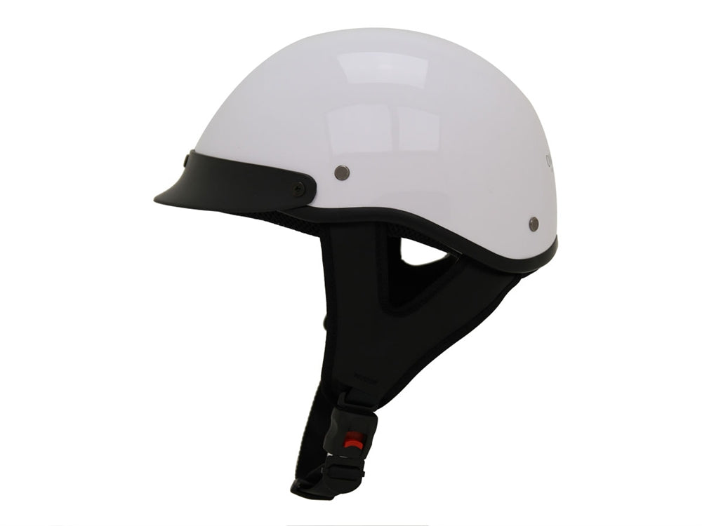 MAX HALF - Half face helmet - Solid White (XXL) – Electric Parts Depot