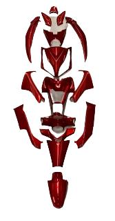 Kingston Complete Body Kit - Red – Electric Parts Depot